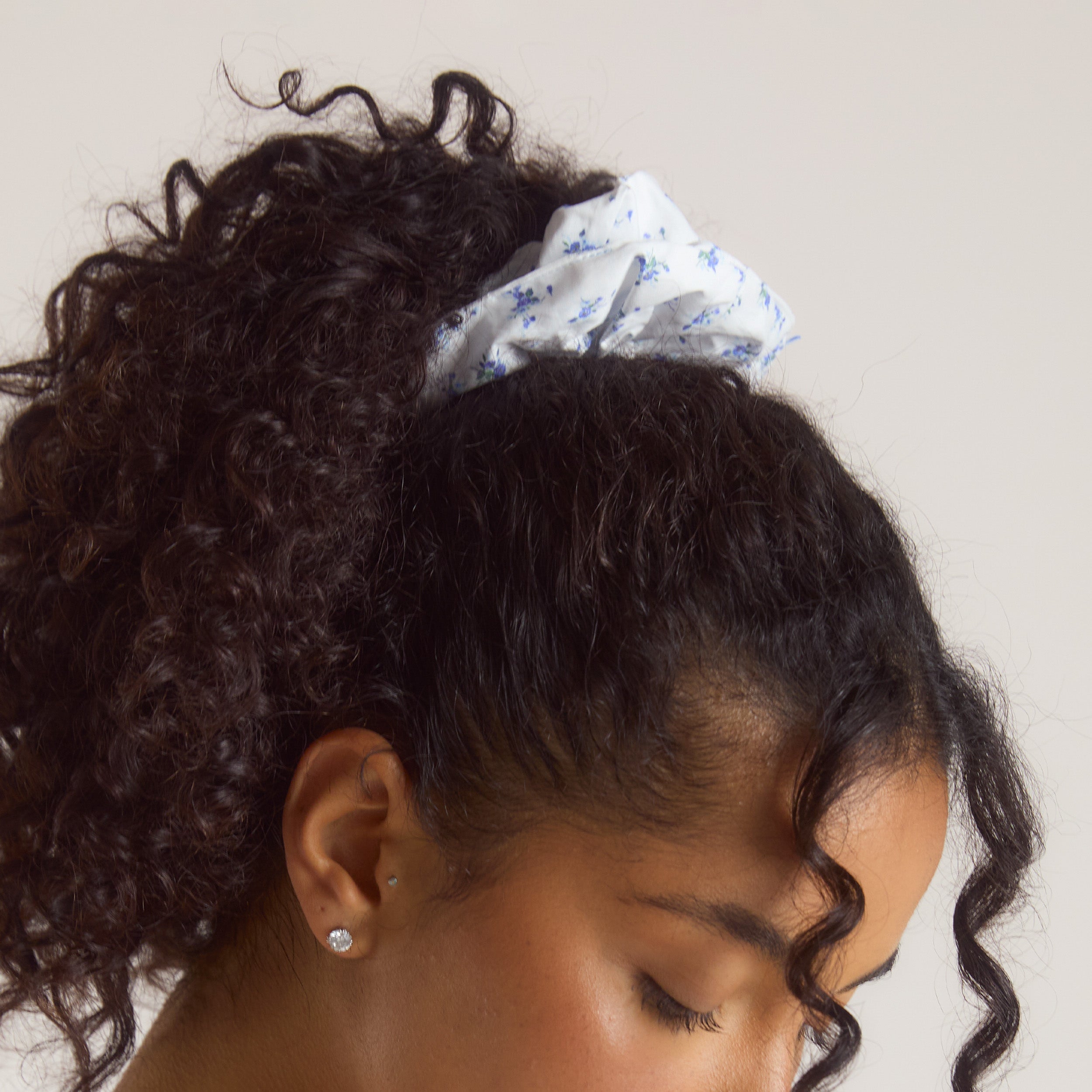 Bloom & Stripe Scrunchies (3-pak) - Multi